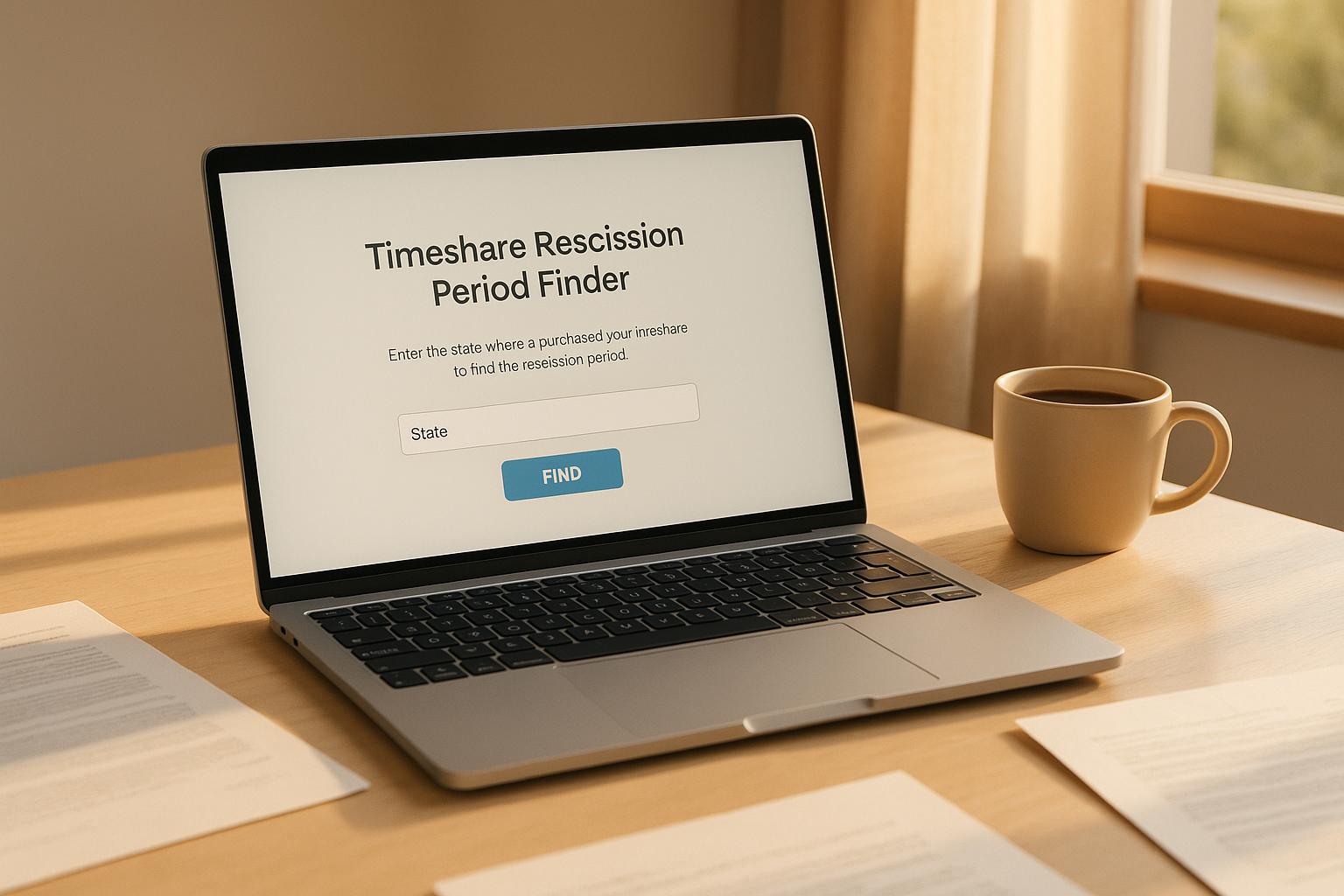 Timeshare Rescission Period Finder | Aaronson Law Firm